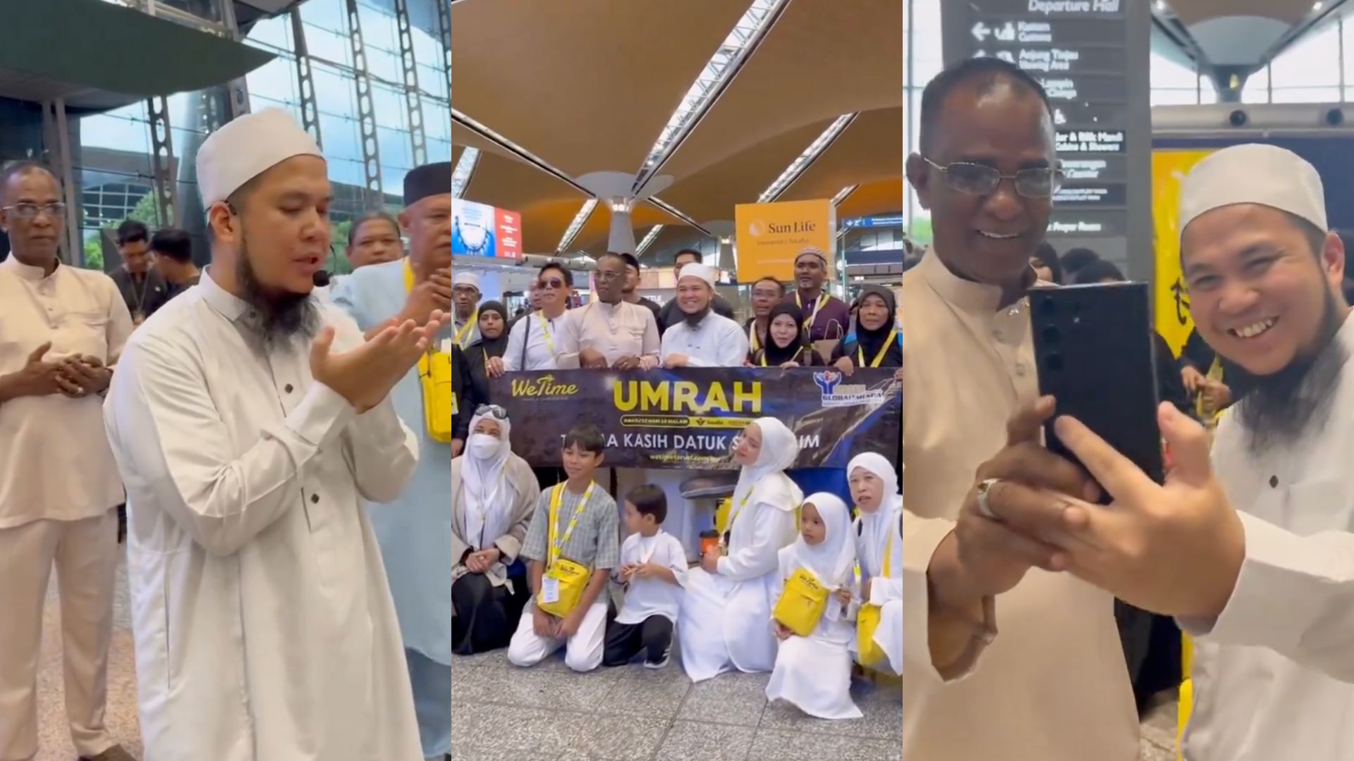 40 Orang Ditaja Tunai Umrah, Kehadiran Ebit Lew di KLIA Cetus ...