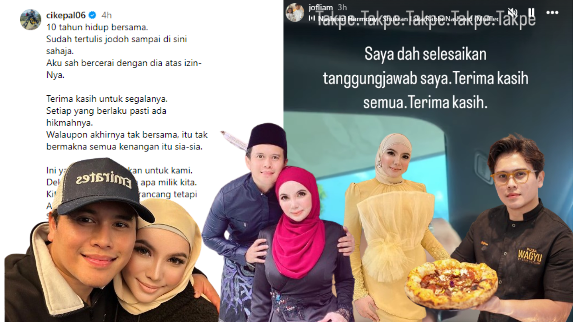 Cik Epal berpisah dengan Jofliam Selepas 10 Tahun Bersama - KUALALUMPUR VIRAL