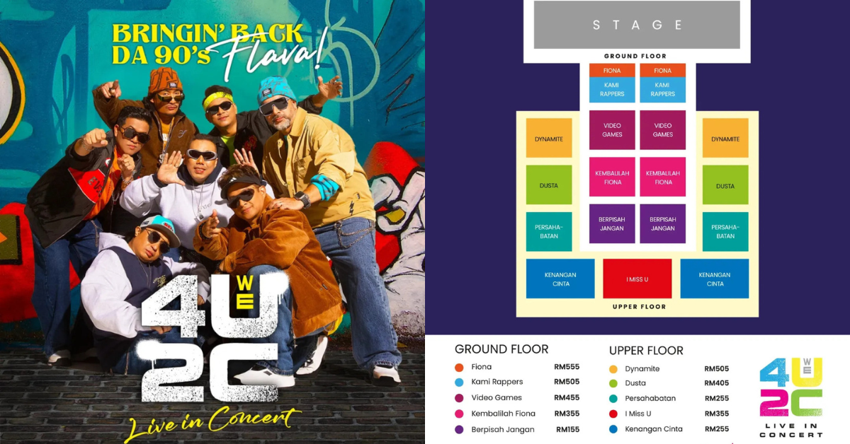 4U2C Kembali Gegarkan Pentas! Konsert “WE 4U2C” Bawa Aura 90-an 15 ...